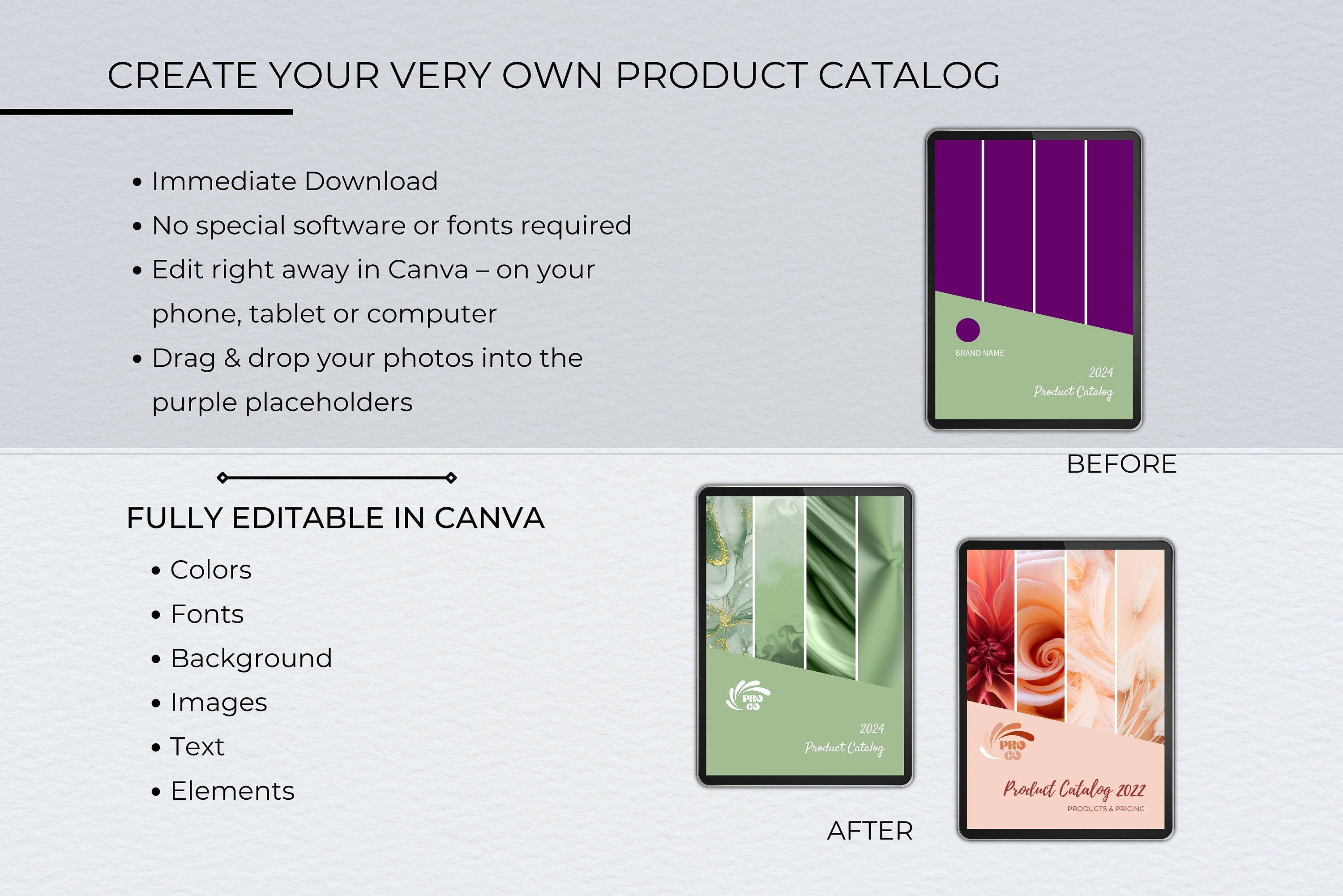 70 Editable Product Catalog & Line Sheet Templates Product Pricing ...