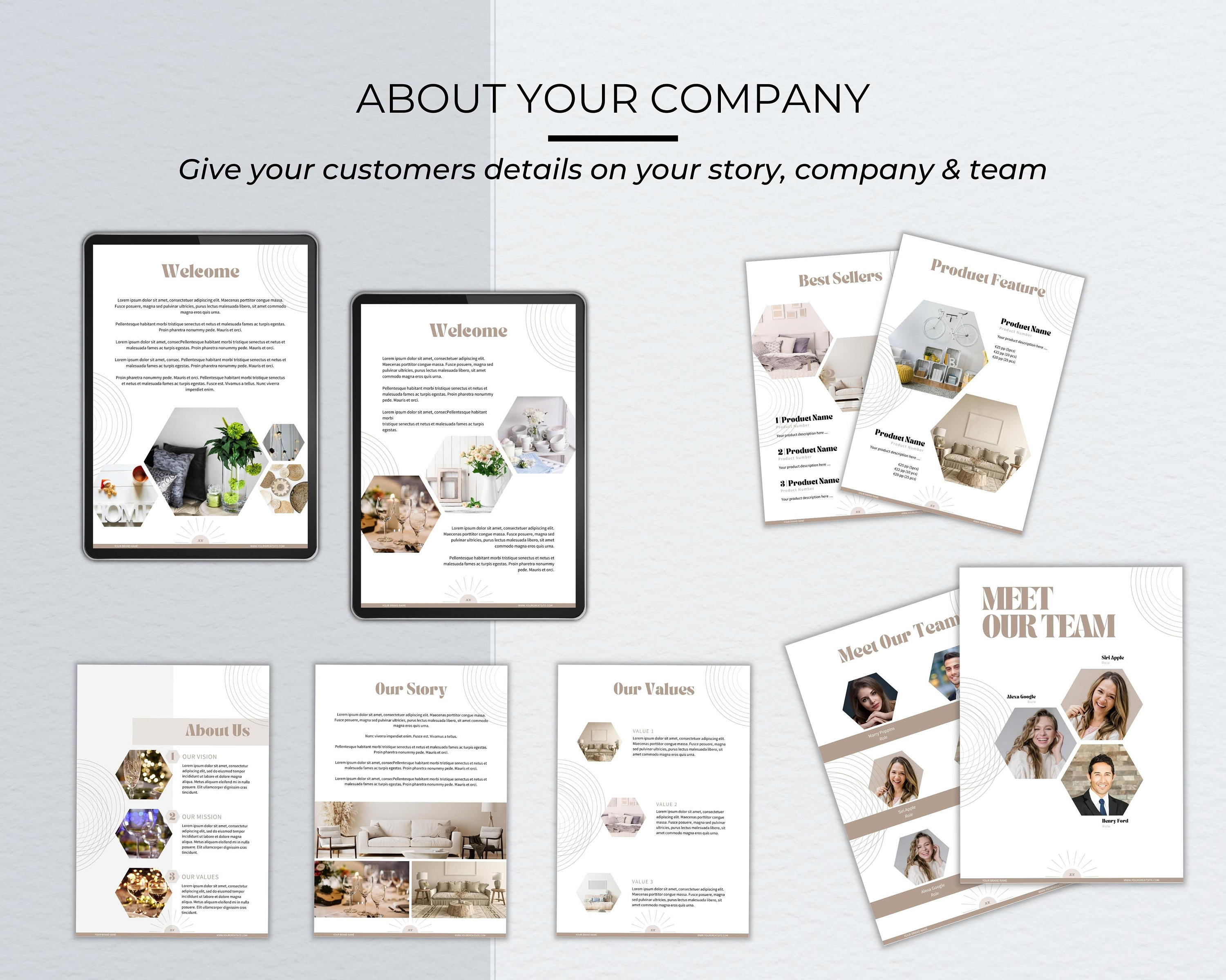 50+ Editable Product Catalog & Line Sheet Templates | Product Pricing ...