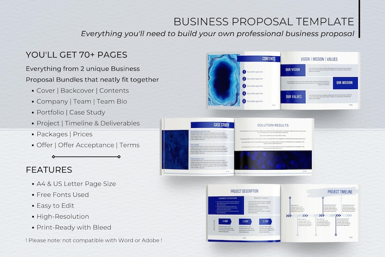Project Proposal Template Bundle, 70+ Pages Professional Proposal ...