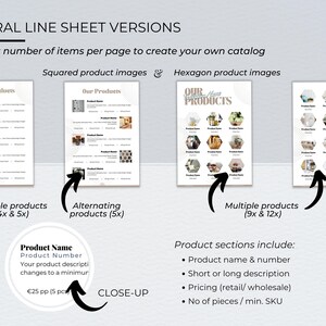 70 Editable Product Catalog & Line Sheet Templates Product Pricing ...