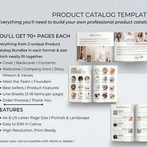Product Catalog & Line Sheet Templates | Product Pricing Guide ...