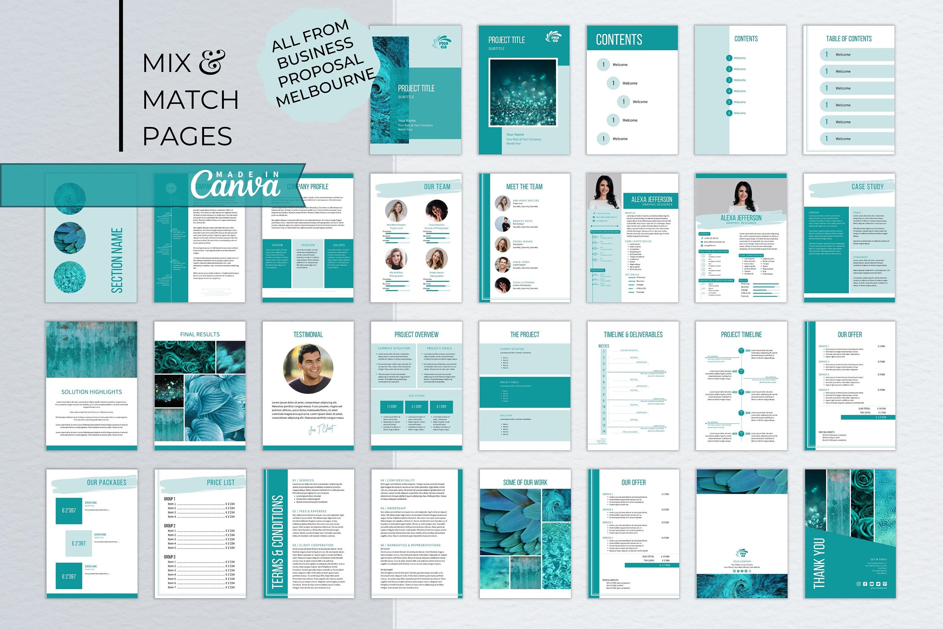 Business Proposal Template Bundle, 70+ Professional Proposal Template ...