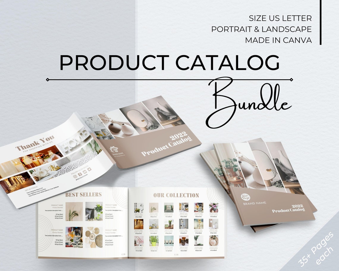 Editable Product Catalog Template | Wholesale Line Sheet (canva ...