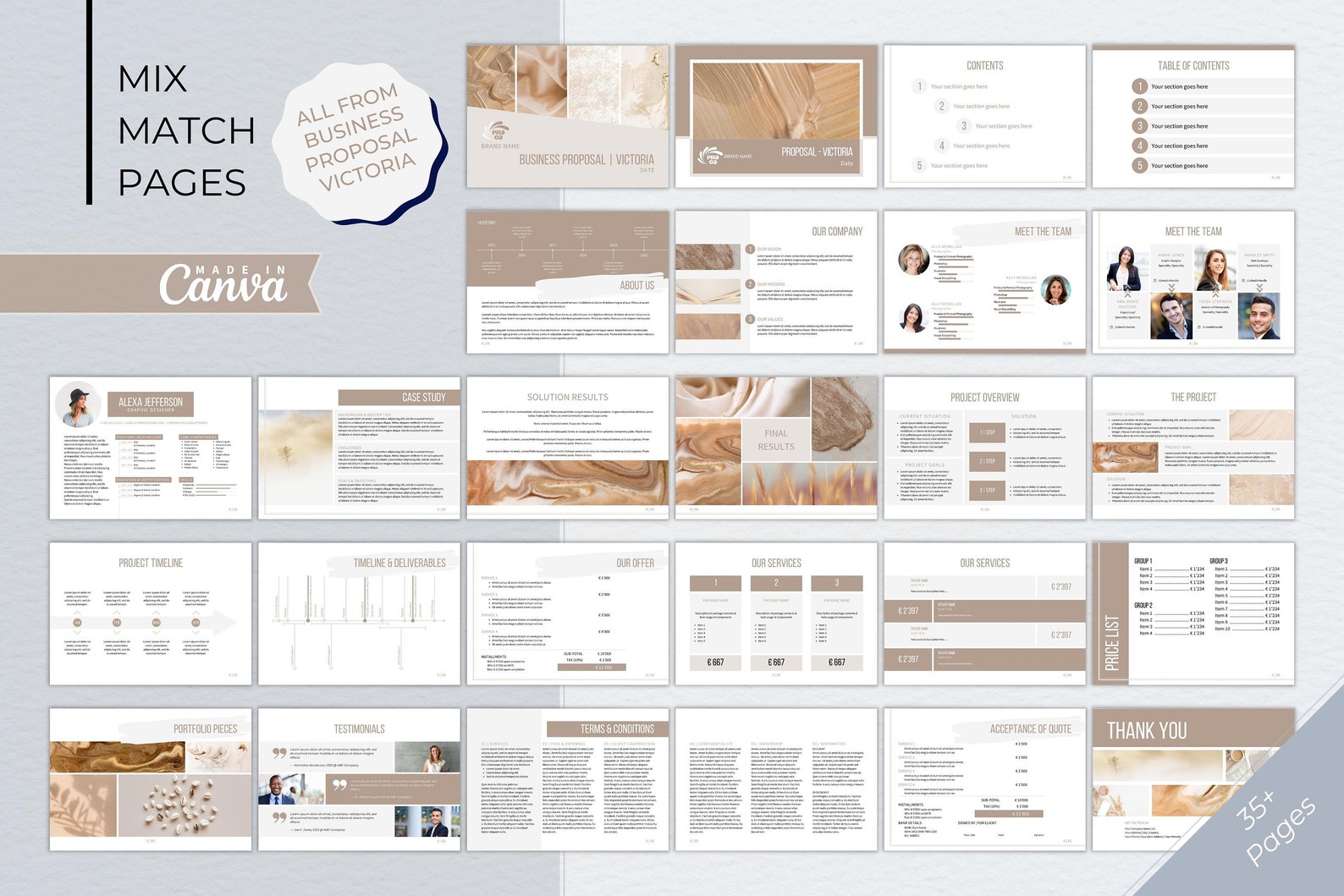 Project Proposal Template Bundle, 70 Pages Professional Proposal ...