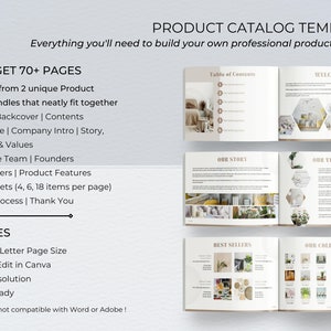 70+ Editable Product Catalog & Line Sheet Templates | Product Pricing ...