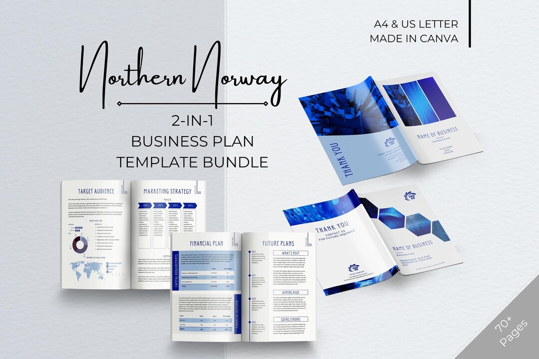 Business Plan Template, Professional Business Planner Proposal, Startup ...