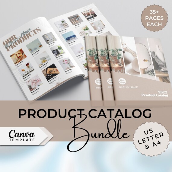 35 Editable Product Catalog & Line Sheet Templates Product - Etsy