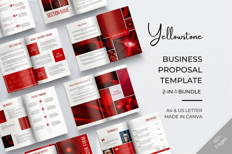 Business Proposal Template Bundle, 60+ Professional Proposal Template ...