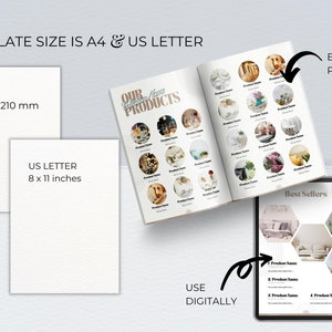 70+ Editable Product Catalog & Line Sheet Templates | Product Pricing ...