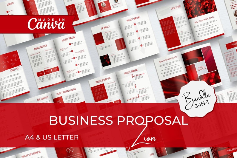 Business Proposal Template Bundle, 90+ Professional Proposal Template ...