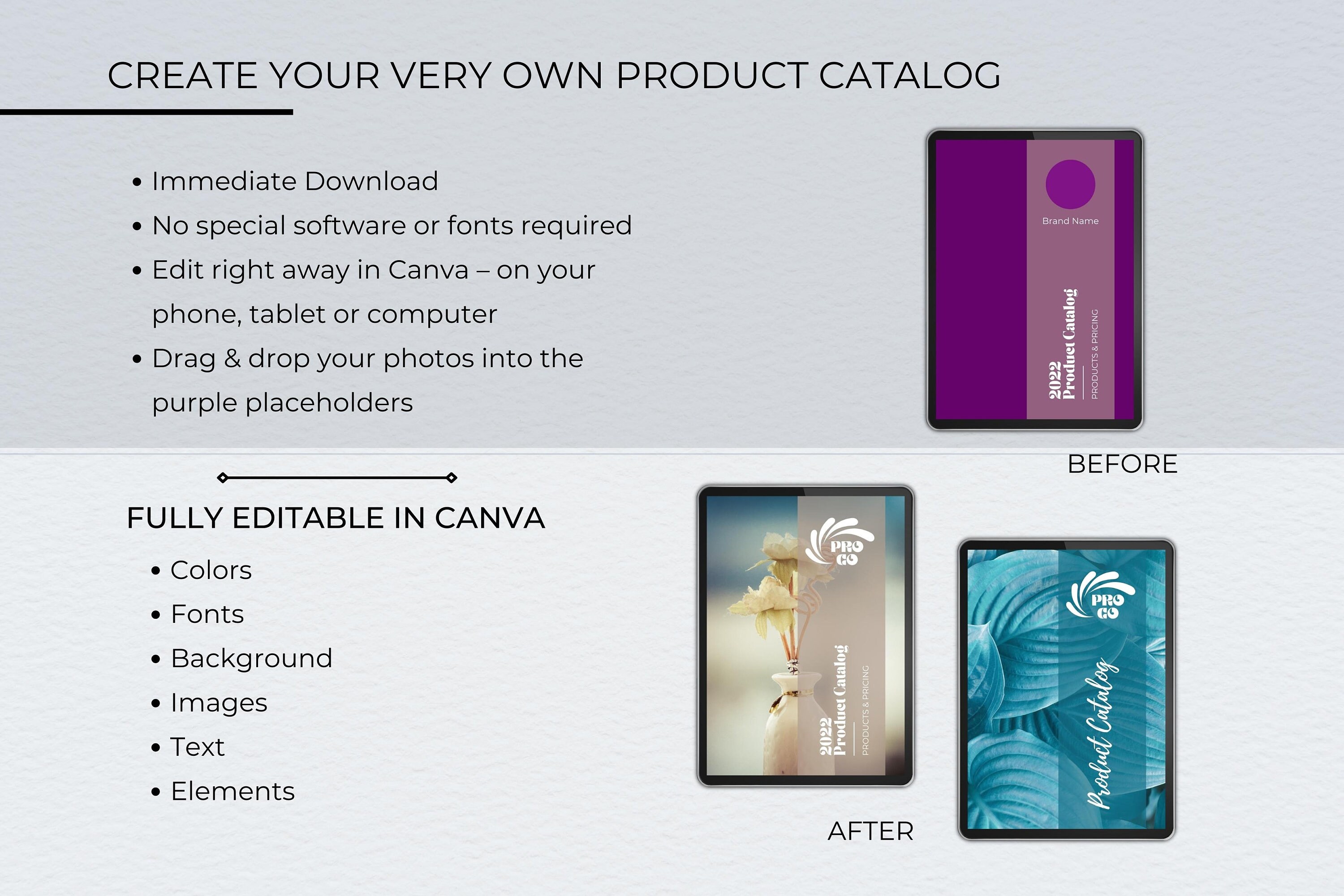 110 Editable Product Catalog & Line Sheet Templates Product Pricing ...