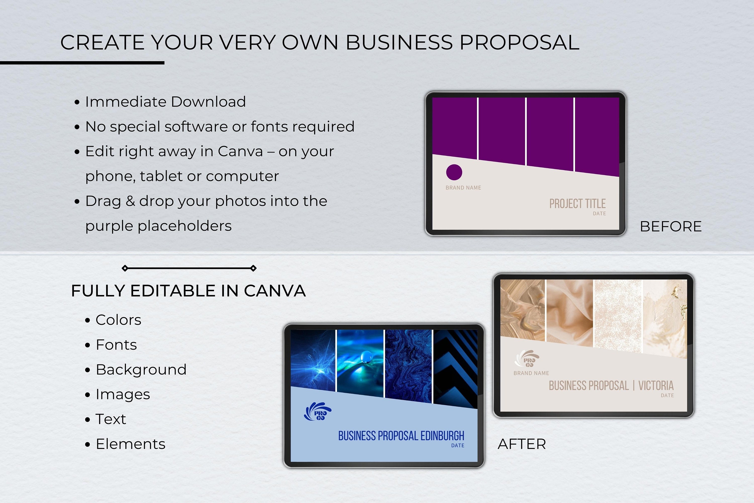 Business Proposal Template Bundle, 100 Professional Proposal Template ...