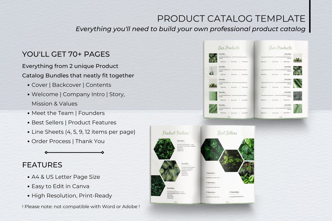 70 Editable Product Catalog & Line Sheet Templates Product Pricing ...