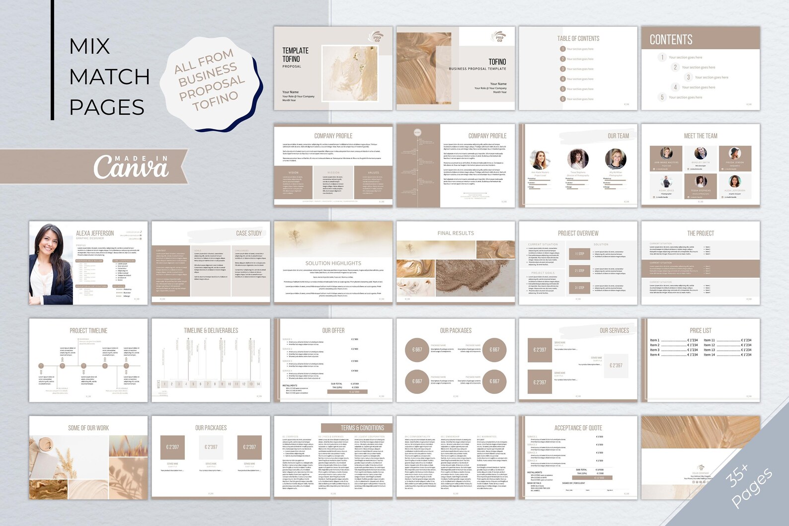 Project Proposal Template Bundle, 70 Pages Professional Proposal ...