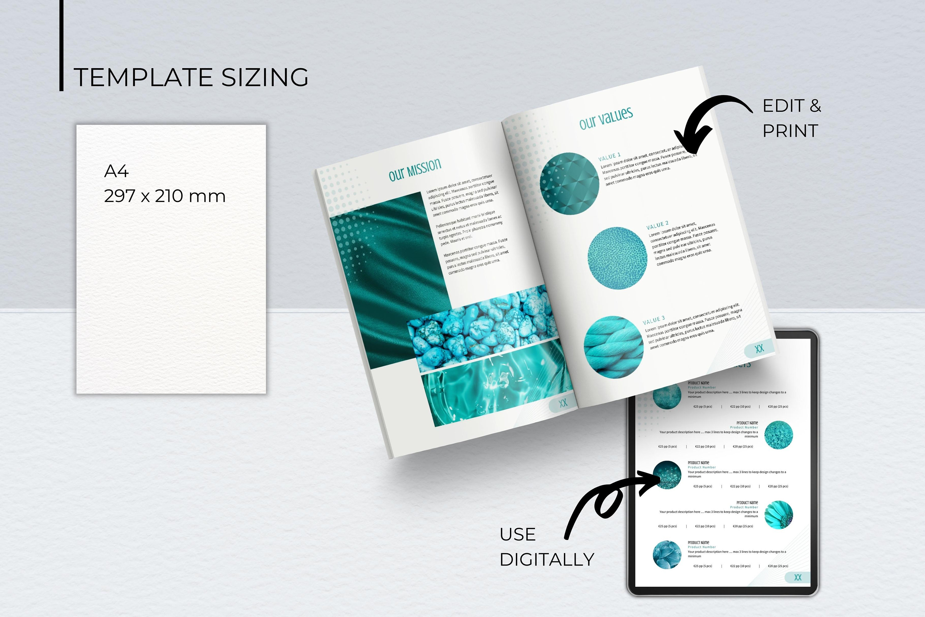 35+ Editable Product Catalog & Line Sheet Templates | Product Pricing ...