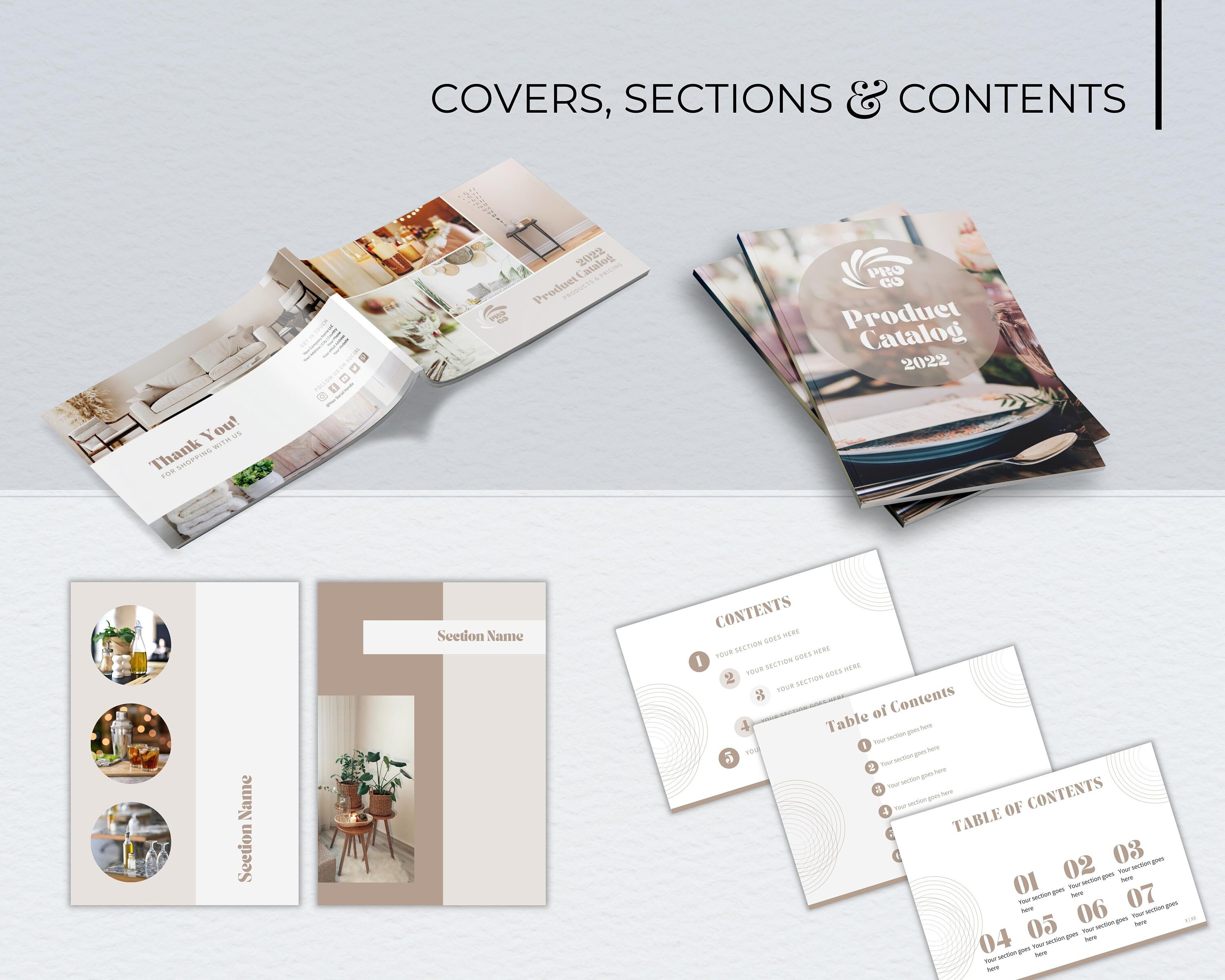 70 Editable Product Catalog & Line Sheet Templates Product - Etsy