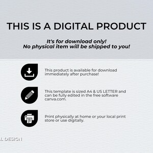 Letterhead Canva Template Bundle, Modern Editable Business Letterhead ...