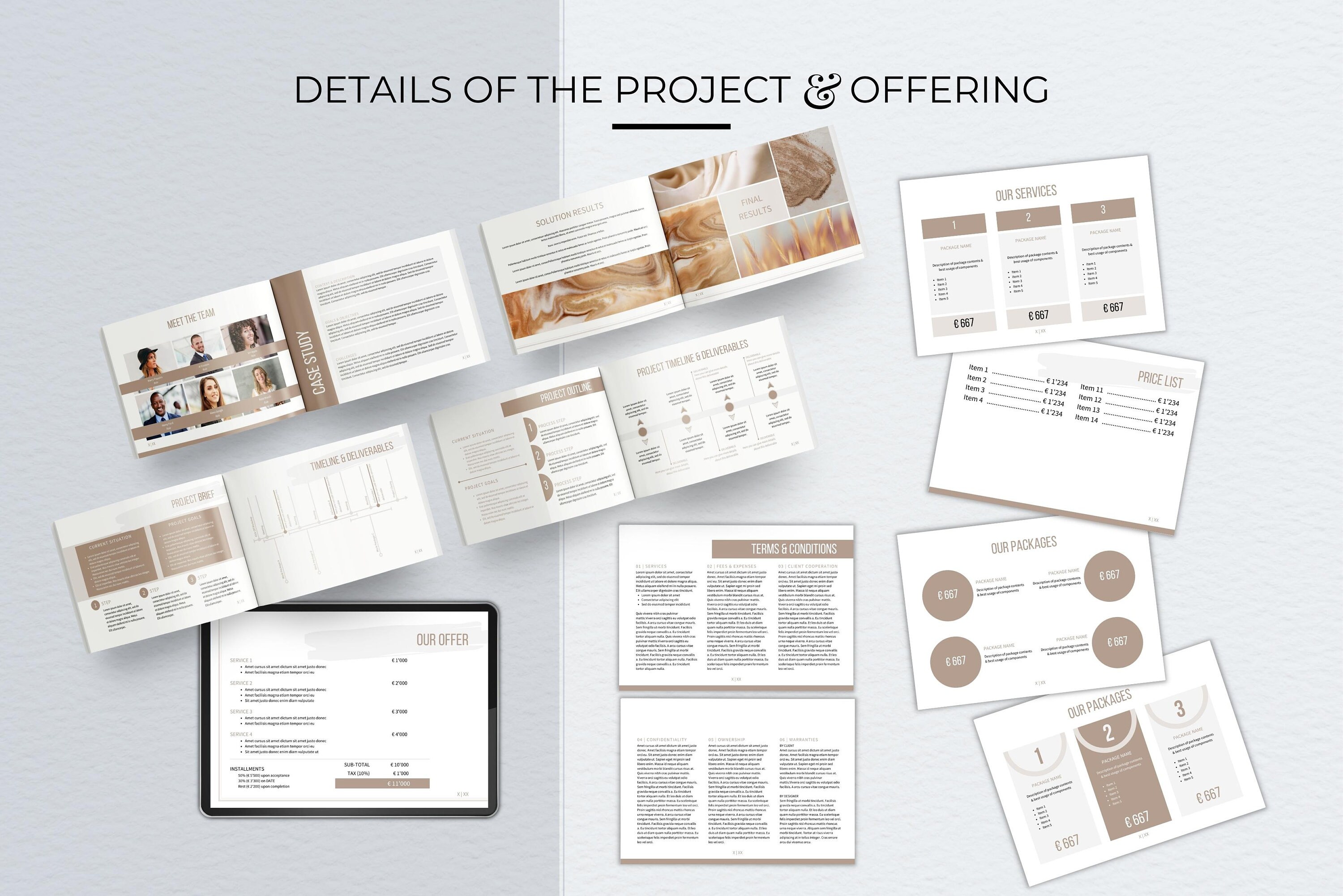 Business Proposal Template Bundle, 100 Professional Proposal Template ...