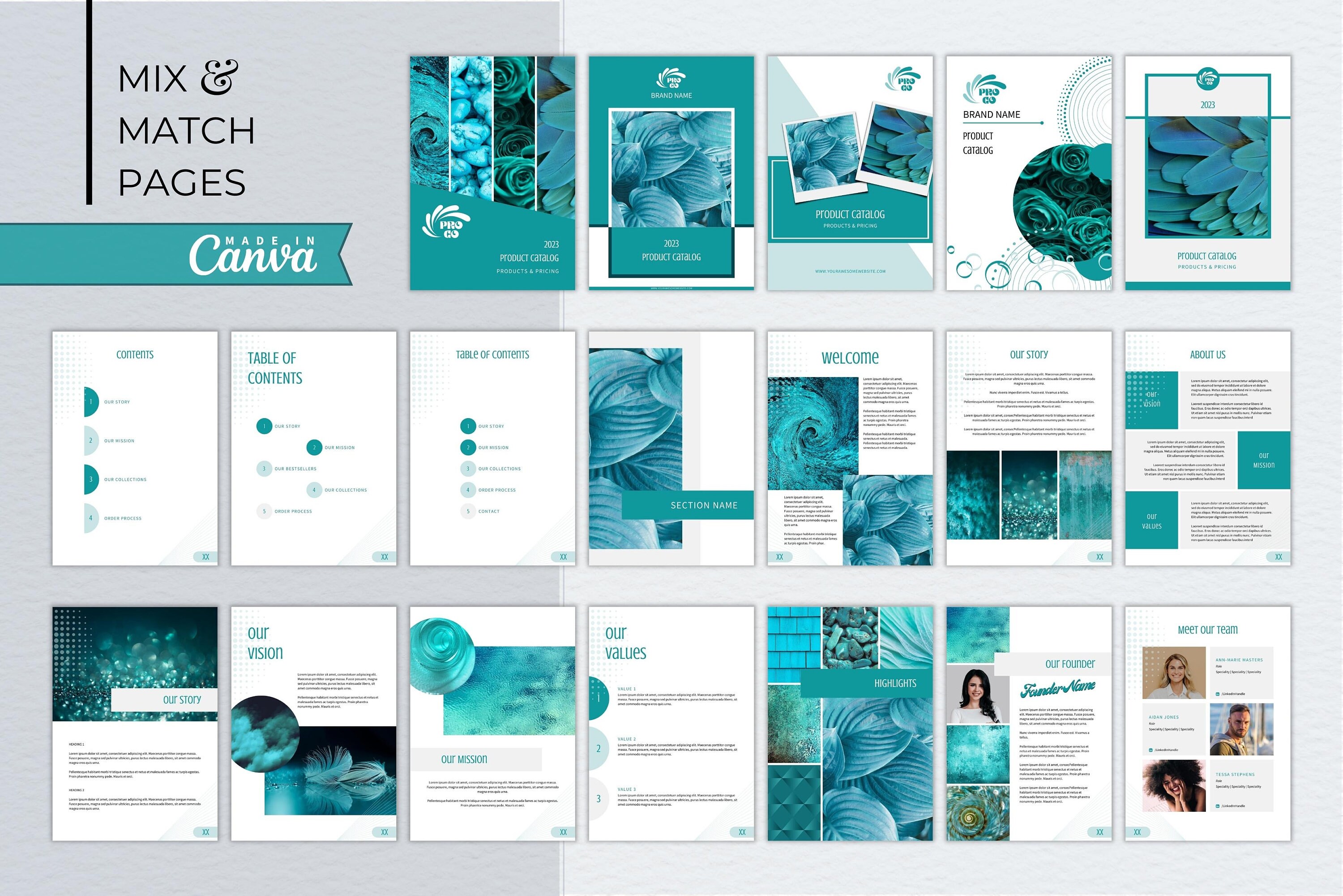35+ Editable Product Catalog & Line Sheet Templates | Product Pricing ...