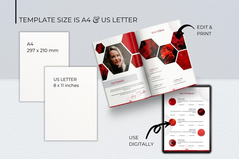 70 Editable Product Catalog & Line Sheet Templates Product Pricing ...