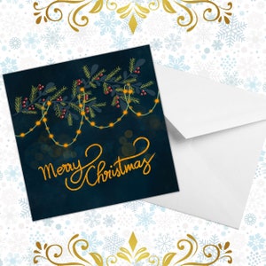 Printable Christmas Card Merry Christmas Card Digital - Etsy