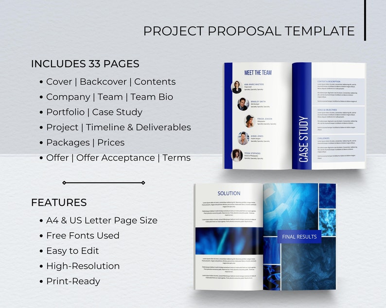 Project Proposal Template Bundle, 33+ Pages Professional Proposal ...