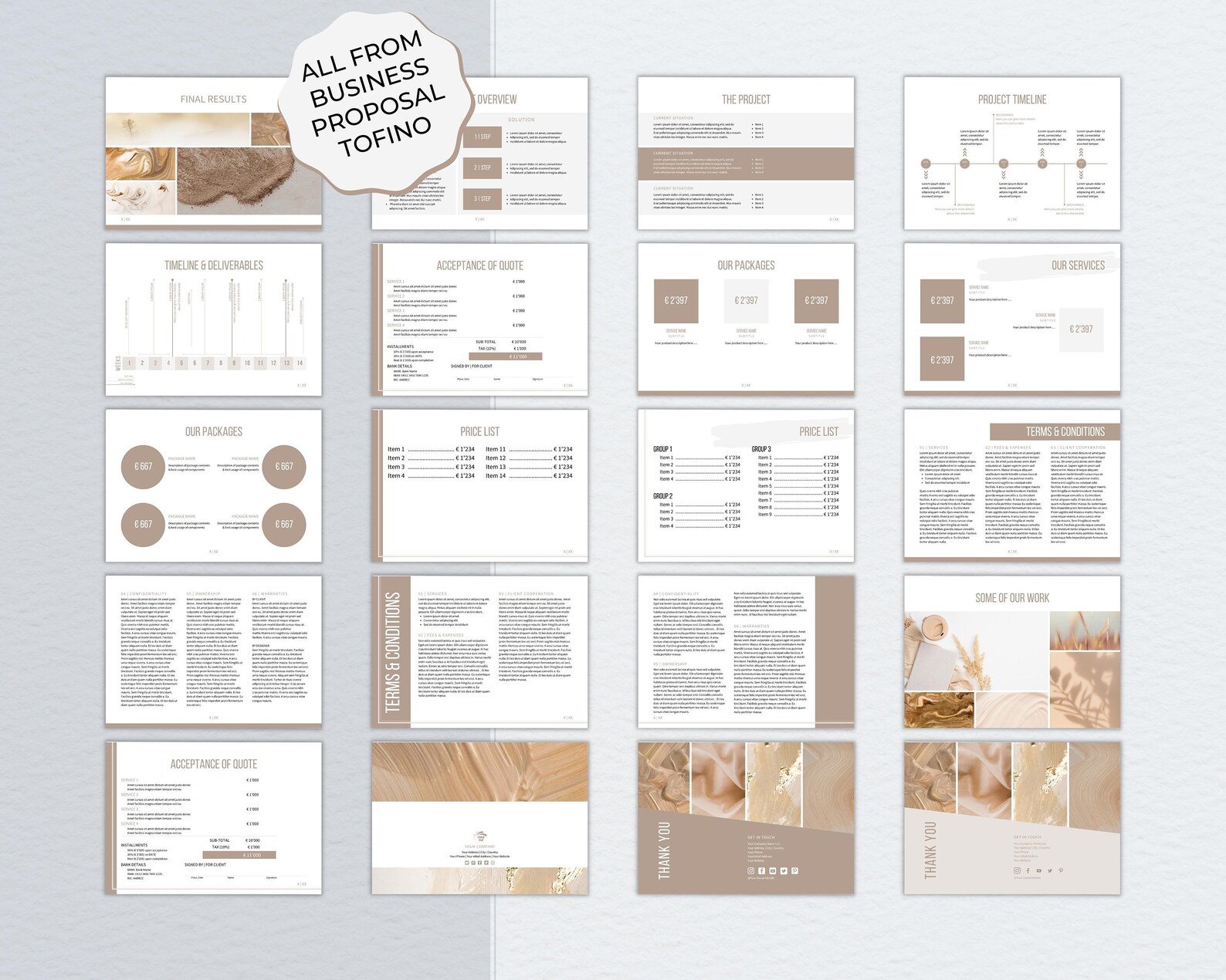 Business Proposal Template Bundle 100 Professional Proposal - Etsy