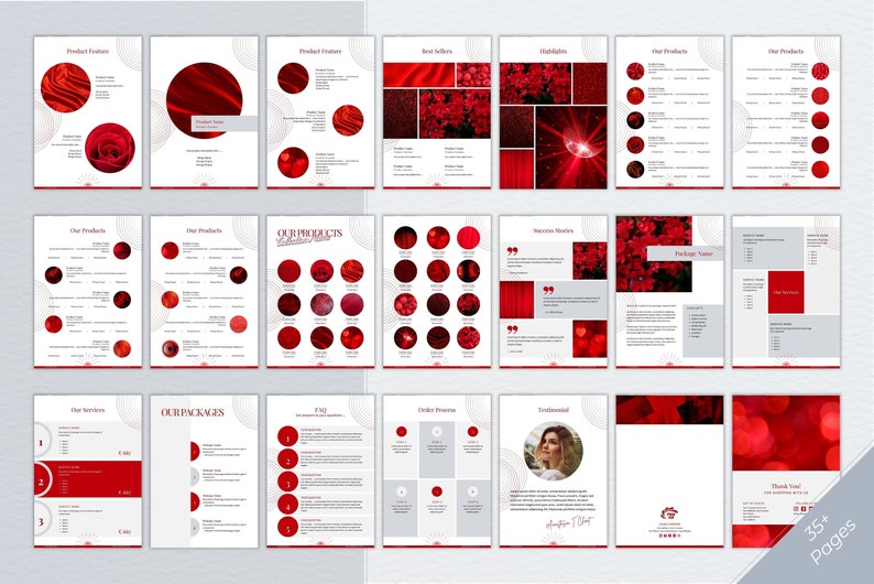 35+ Editable Product Catalog & Line Sheet Templates | Product Pricing ...