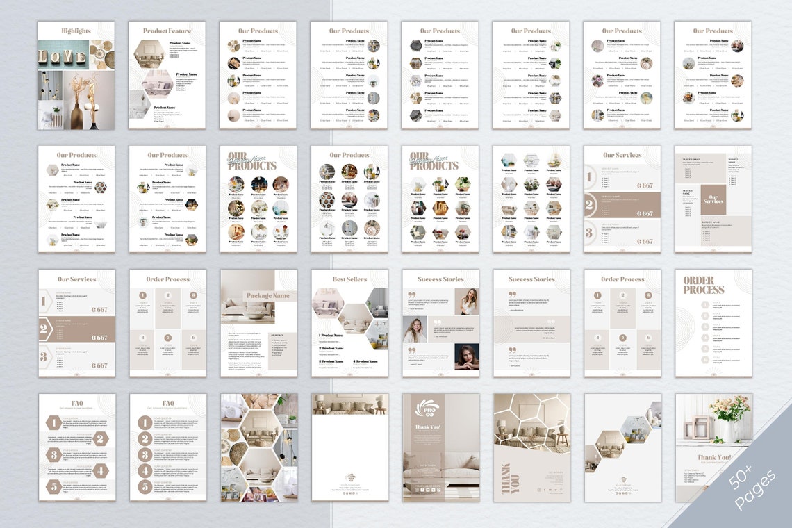 70+ Editable Product Catalog & Line Sheet Templates | Product Pricing ...