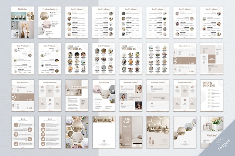 70+ Editable Product Catalog & Line Sheet Templates | Product Pricing ...
