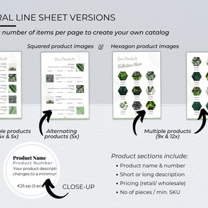 70+ Editable Product Catalog & Line Sheet Templates | Product Pricing ...