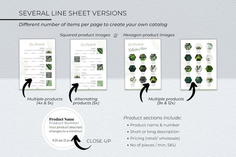 70 Editable Product Catalog & Line Sheet Templates Product Pricing ...