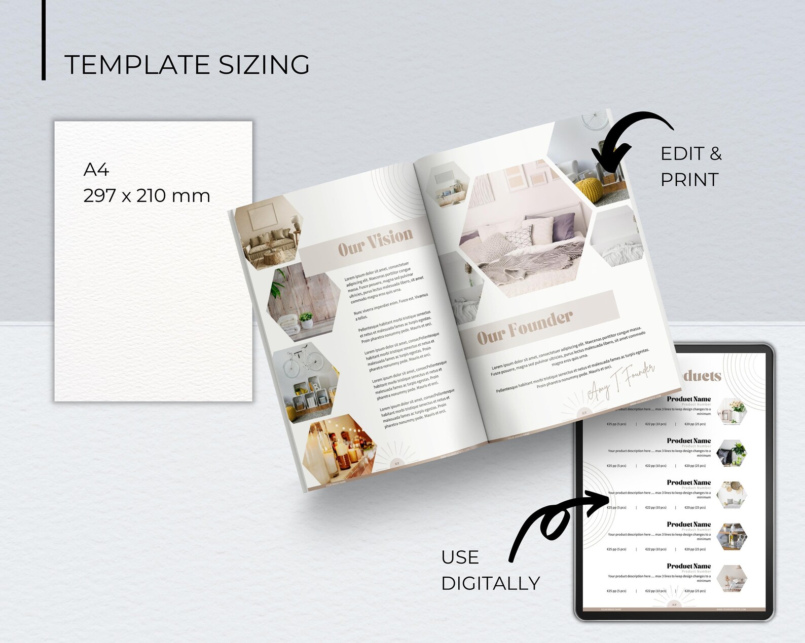 50+ Editable Product Catalog & Line Sheet Templates | Product Pricing ...