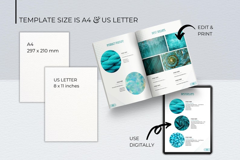 70+ Editable Product Catalog & Line Sheet Templates | Product Pricing ...