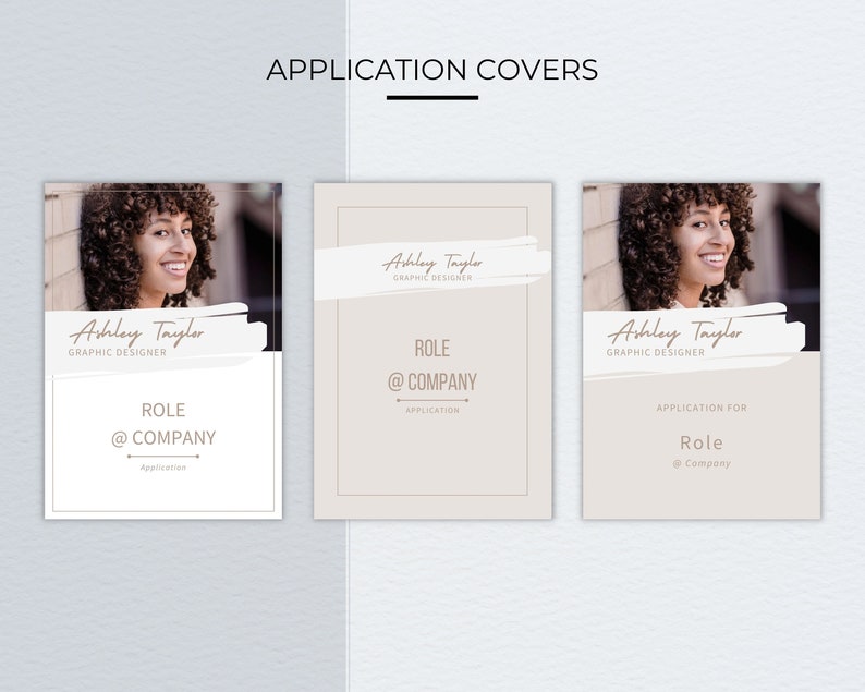 Professional CV Resume Template | Canva Editable With Cover Letter - Etsy