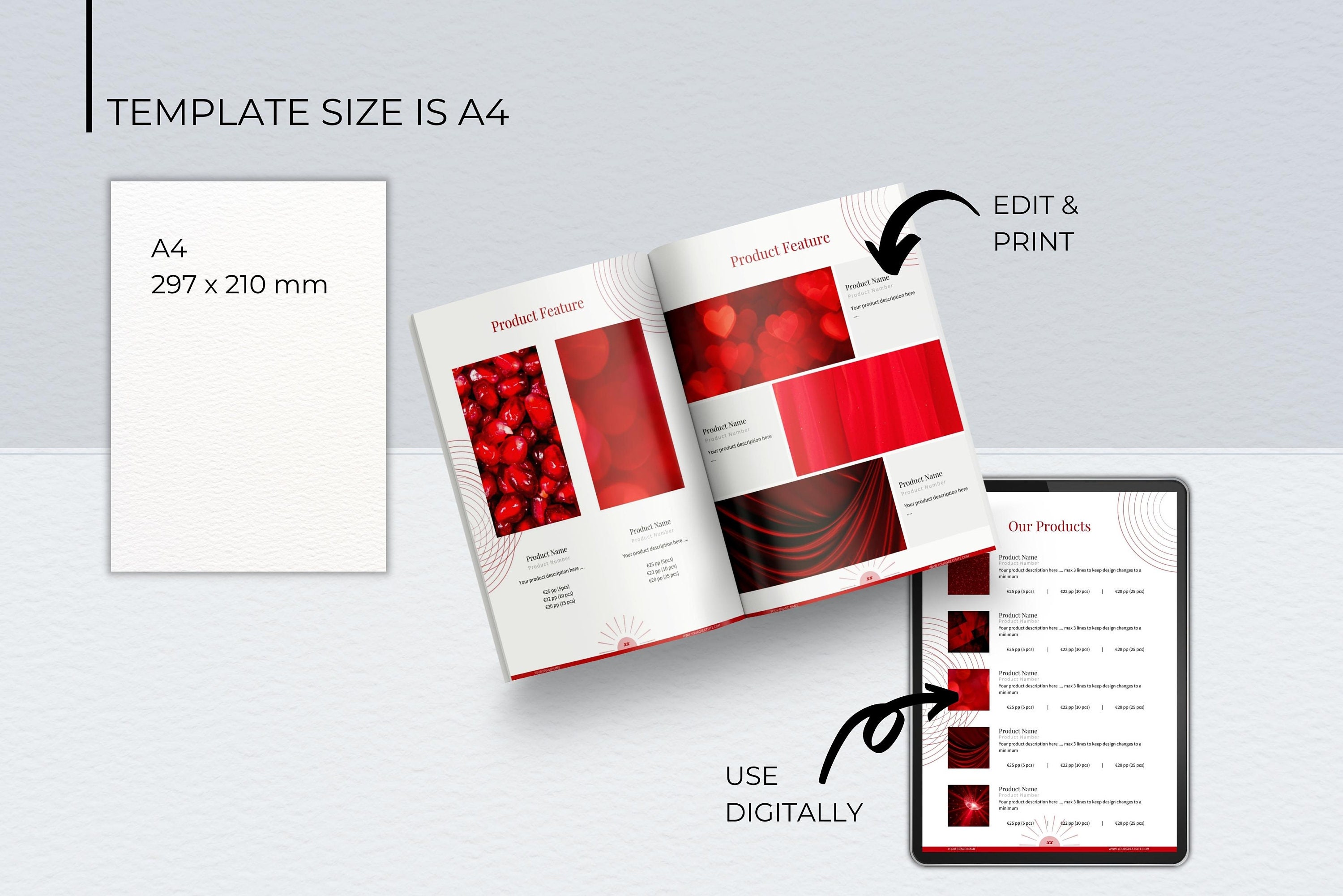 35 Editable Product Catalog & Line Sheet Templates Product Pricing ...