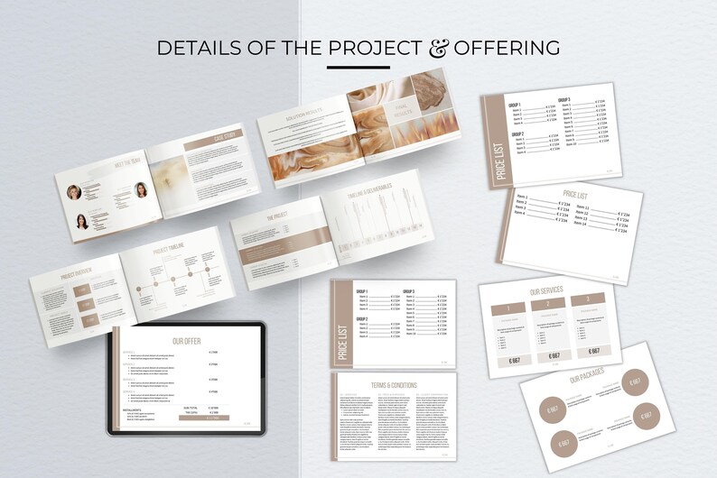 Project Proposal Template Bundle, 70 Pages Professional Proposal ...
