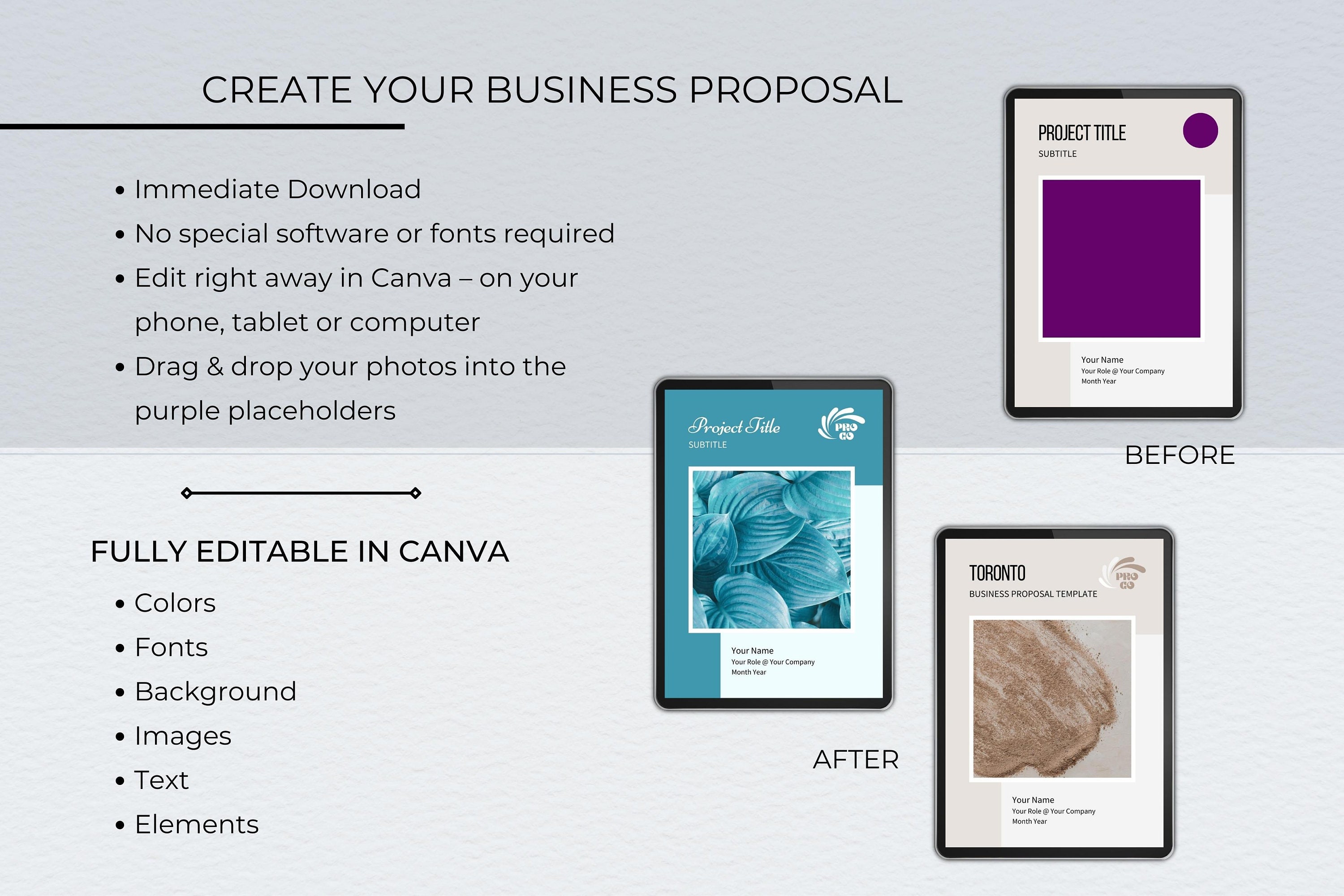 Business Proposal Template Bundle, 70+ Professional Proposal Template ...