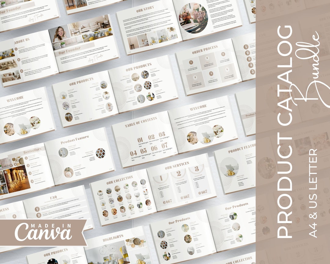 35+ Editable Product Catalog & Line Sheet Templates | Product Pricing ...