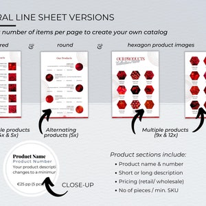 110+ Editable Product Catalog & Line Sheet Templates | Product Pricing ...