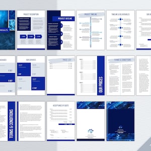 Project Proposal Template Bundle, 33+ Pages Professional Proposal ...