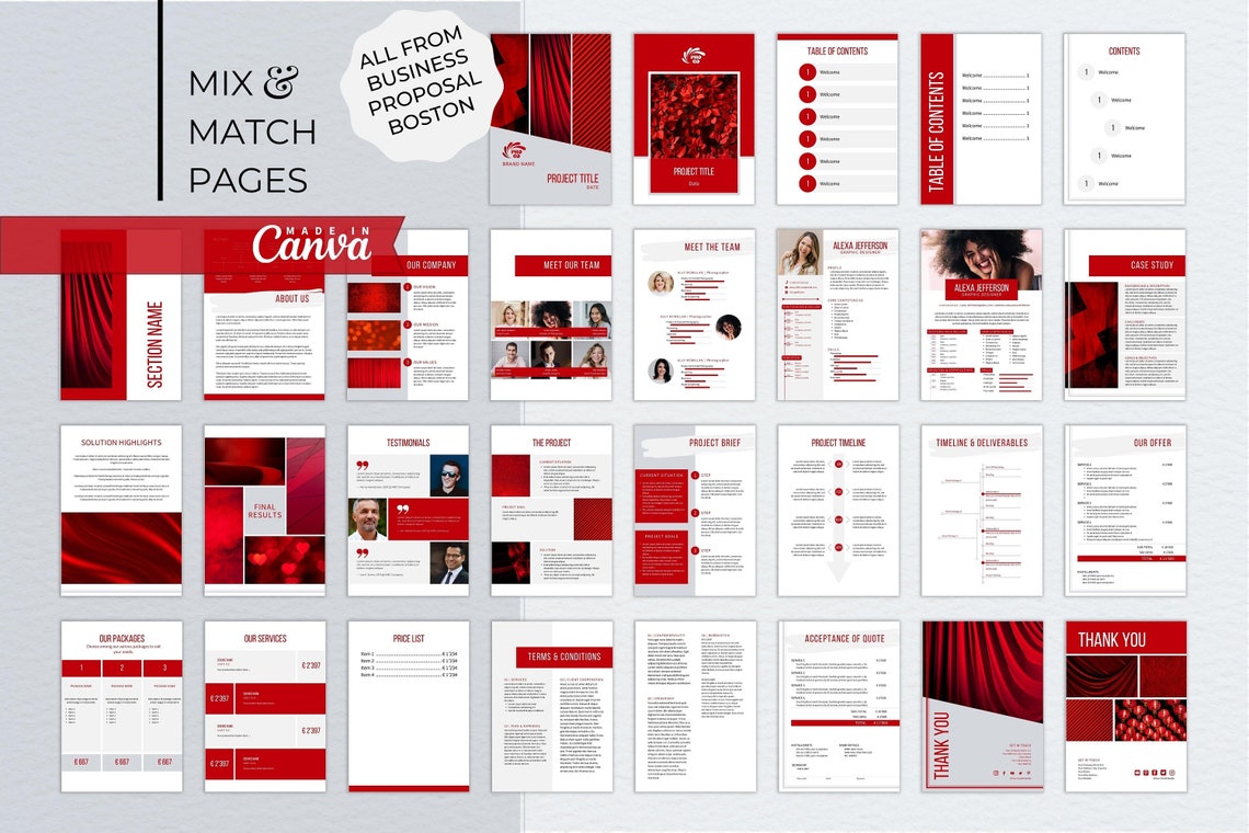 Business Proposal Template Bundle, 60 Professional Proposal Template ...
