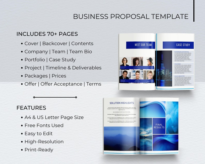 Business Proposal Template Bundle, 70+ Professional Proposal Template ...