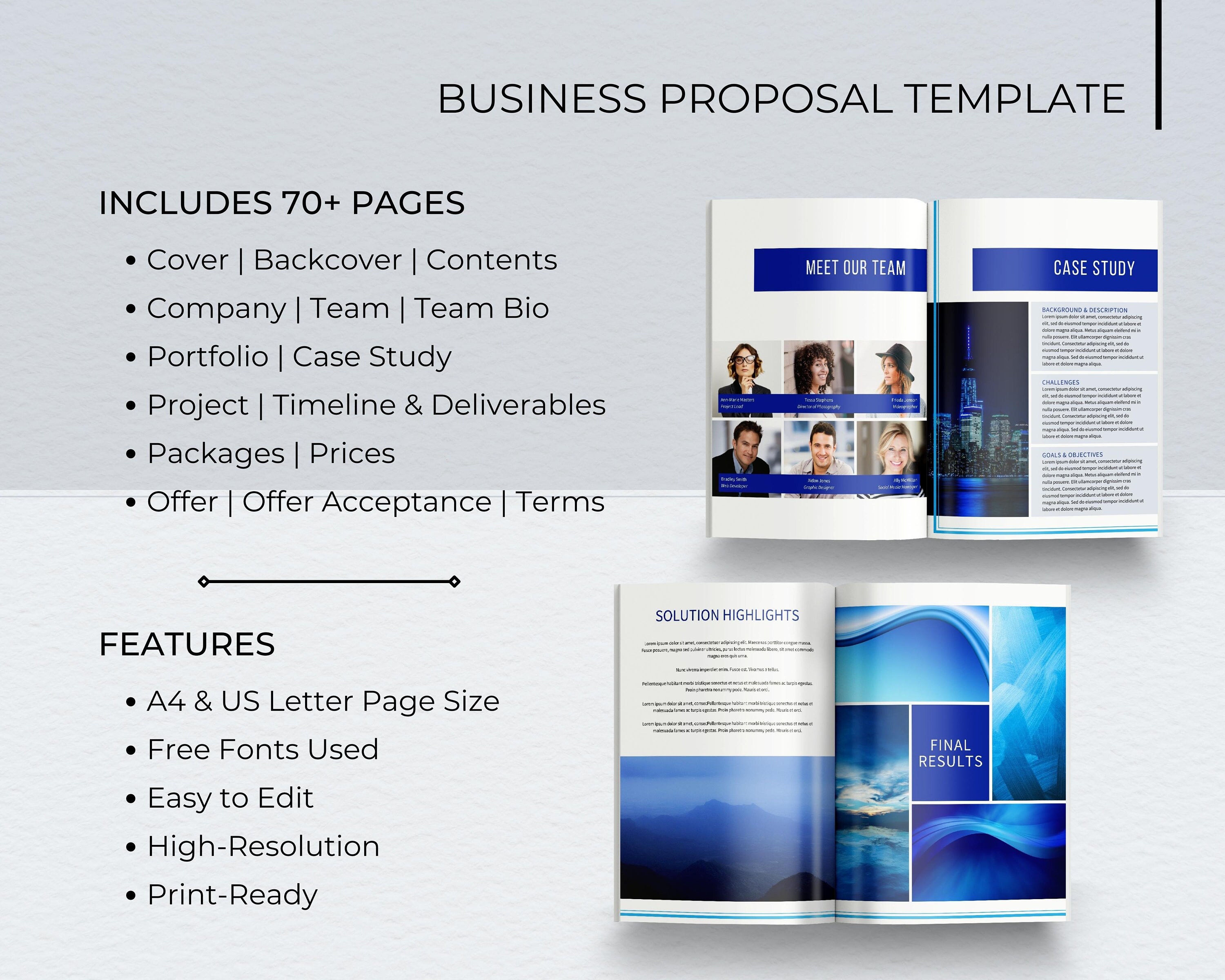 Business Proposal Template Bundle, 70+ Professional Proposal Template ...
