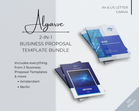 Business Proposal Template Bundle 70 Professional Proposal - Etsy
