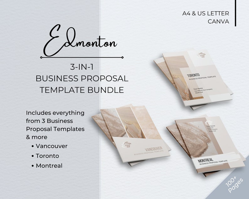 Business Proposal Template Bundle, 100+ Professional Proposal Template ...