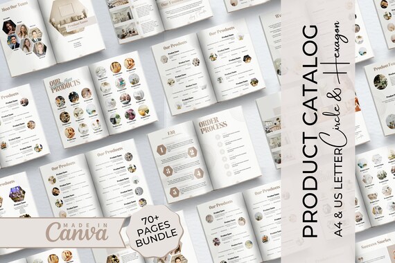 70 Editable Product Catalog & Line Sheet Templates Product - Etsy
