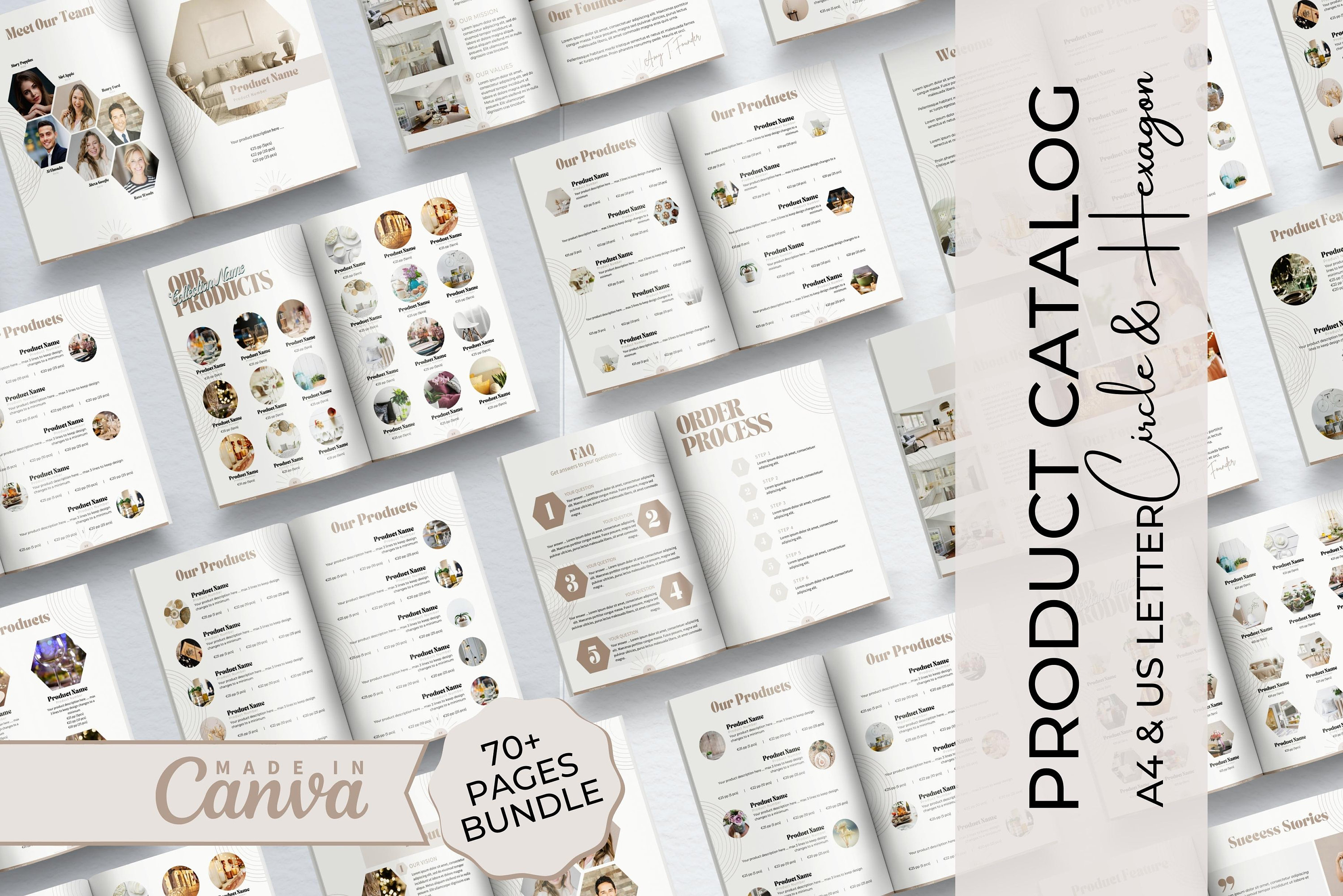 70+ Editable Product Catalog & Line Sheet Templates | Product Pricing ...