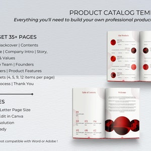 35+ Editable Product Catalog & Line Sheet Templates | Product Pricing ...