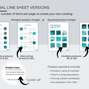70+ Editable Product Catalog & Line Sheet Templates | Product Pricing ...